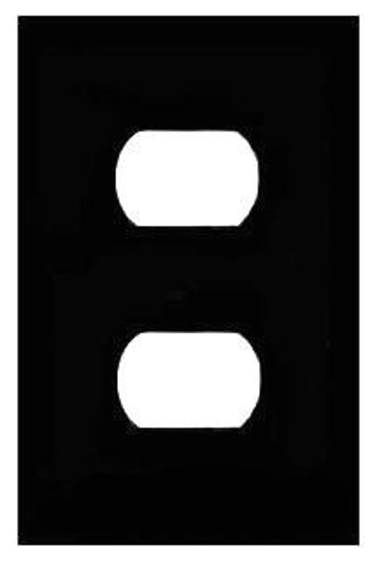 Mulberry 97101 1 Gang Duplex Wall Plate, Standard Size, Stainless Steel ...