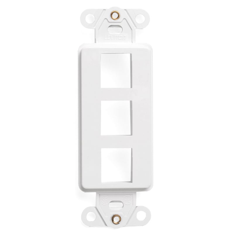 Leviton 41643-W WHT 3PORT DECOR HSNGDECORA WH | Mars Electric