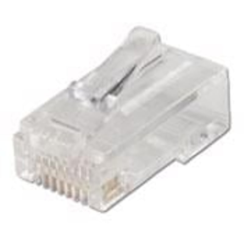 Leviton 47613-EZC RJ45 CAT5E PLUG FEEDTHRU 50/PK | Mars Electric