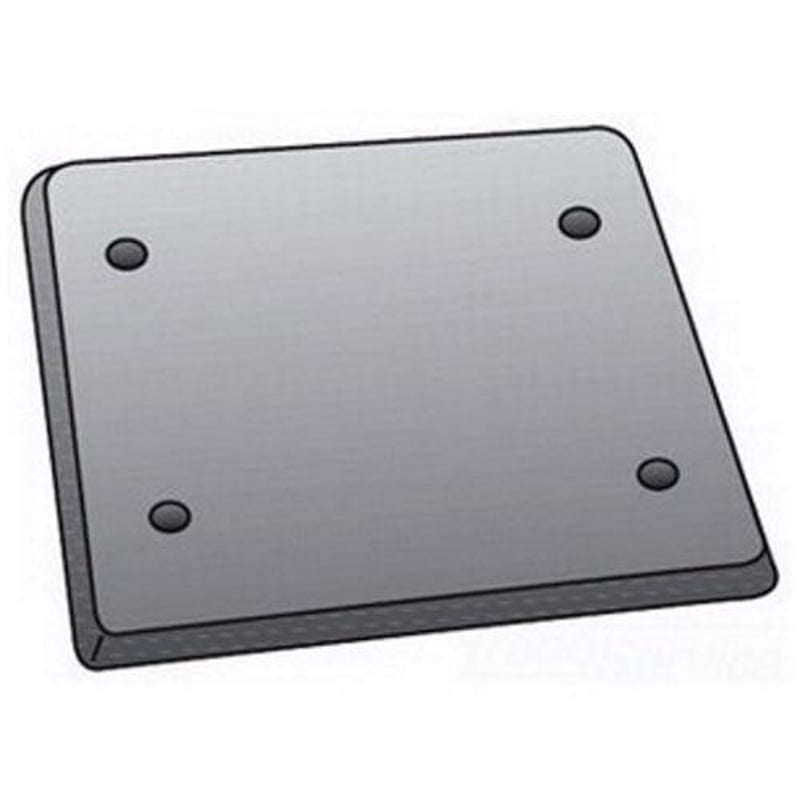 2 Gang FS/FD Blank Steel Cover | Mars Electric