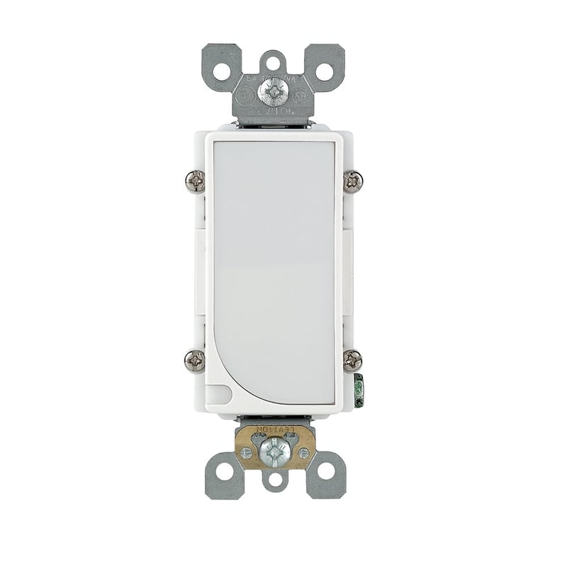 Leviton 6527-W 3.7 Amp, LED Sensor Guide Light, 120 Volt, White | Mars ...
