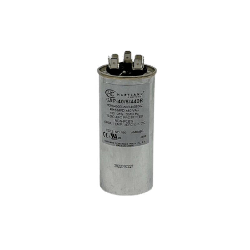 LittelFuse CAP-40/5/440R 40+5 MFD, 370/440 Volt, Round Run Capacitor ...