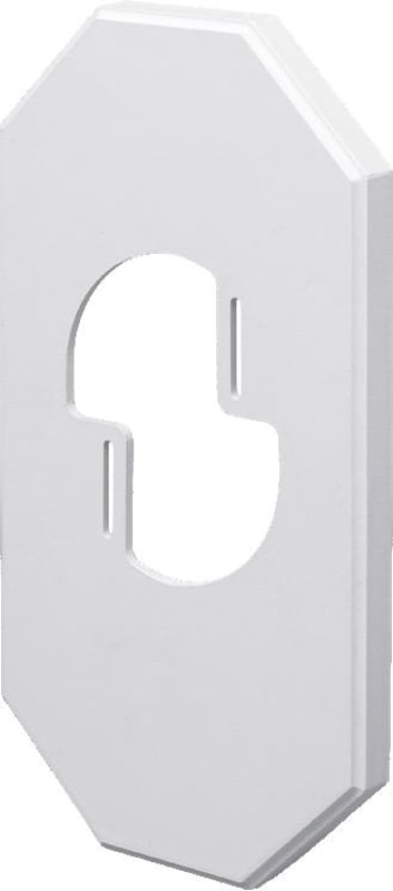 Arlington 8100LP Mega Siding Plate With Mounting Bracket, 3-1/2 in Dia ...