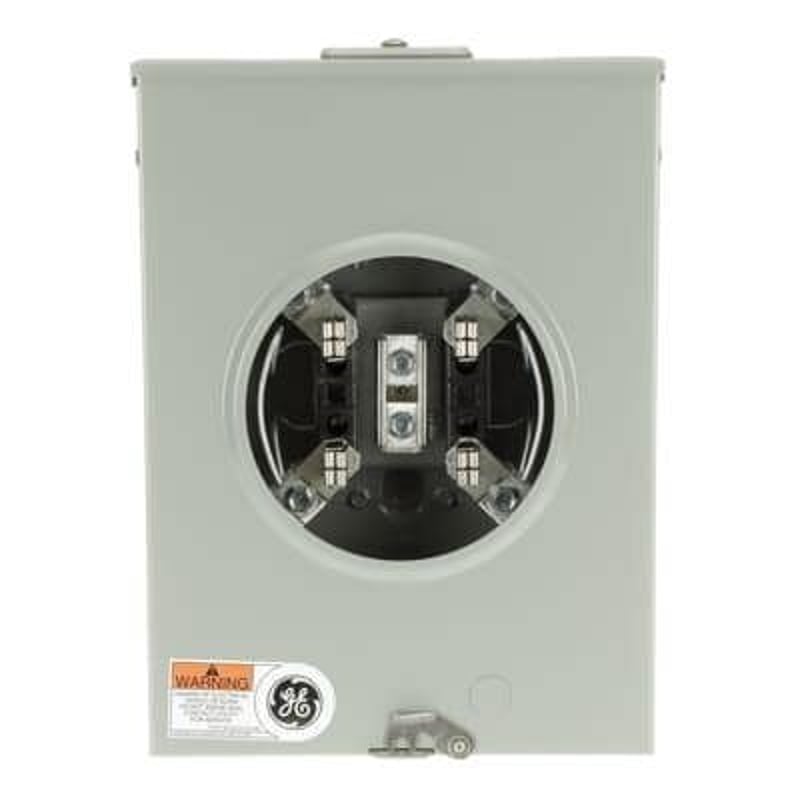 GE GEKS1CS1DTV 200 Amp Meter Socket, 4 Terminal, Horn Bypass, NEMA 3R ...