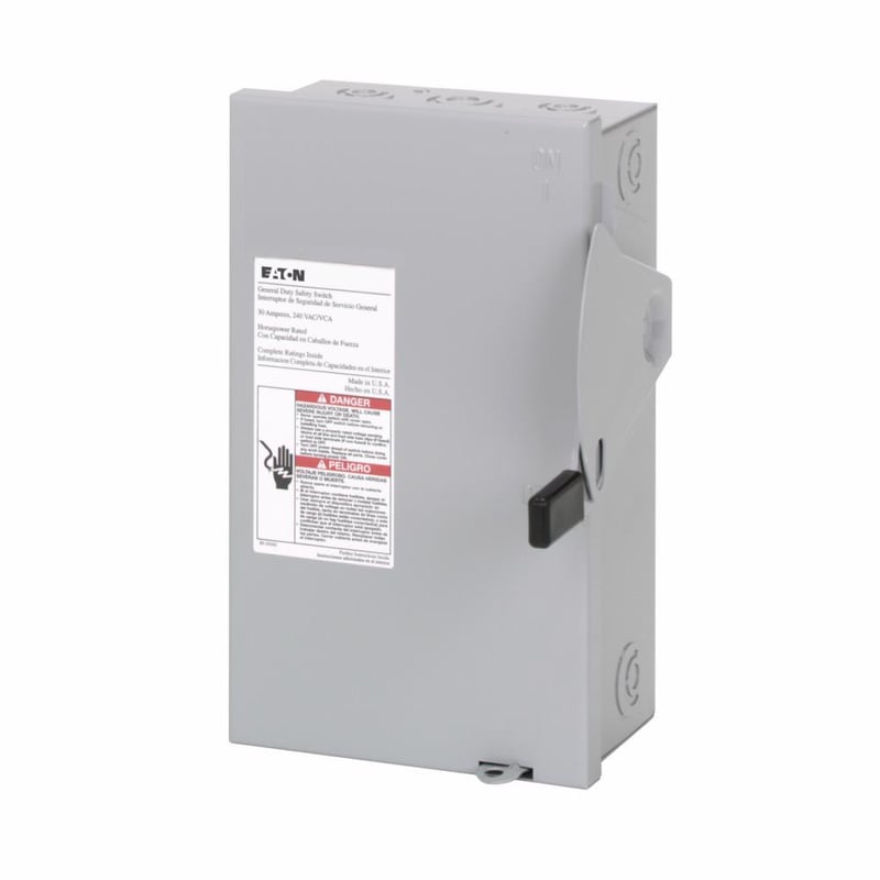EATON DG221UGB DG Series Non-Fusible General Duty Safety Switch, 240 ...
