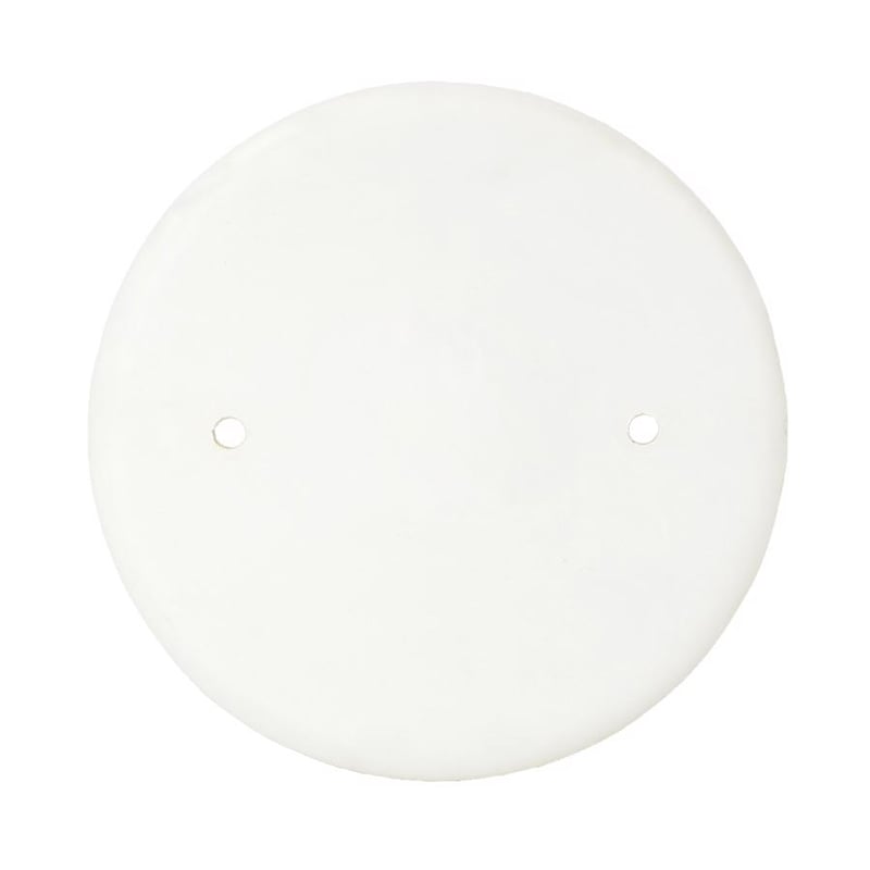 Allied Moulded 9315 Round Box Cover, 4.7 in Dia, 3/8 in D, Blank Cover ...