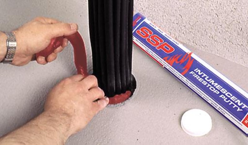 SpecSeal SSP100 SSP Intumescent Firestop Putty, Bar Container ...
