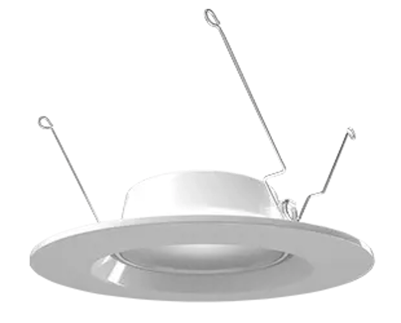 RAB ECLPS6 6IN 9.5W LED ROUND SMOOTH RETROFIT DOWNLIGHT W/NIGHTLIGHT, 5 ...