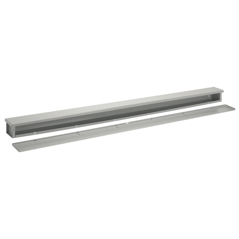 Hoffman A6624RT Wiring Trough, NEMA 3R, 6x6x24, Steel, Gray | Mars Electric