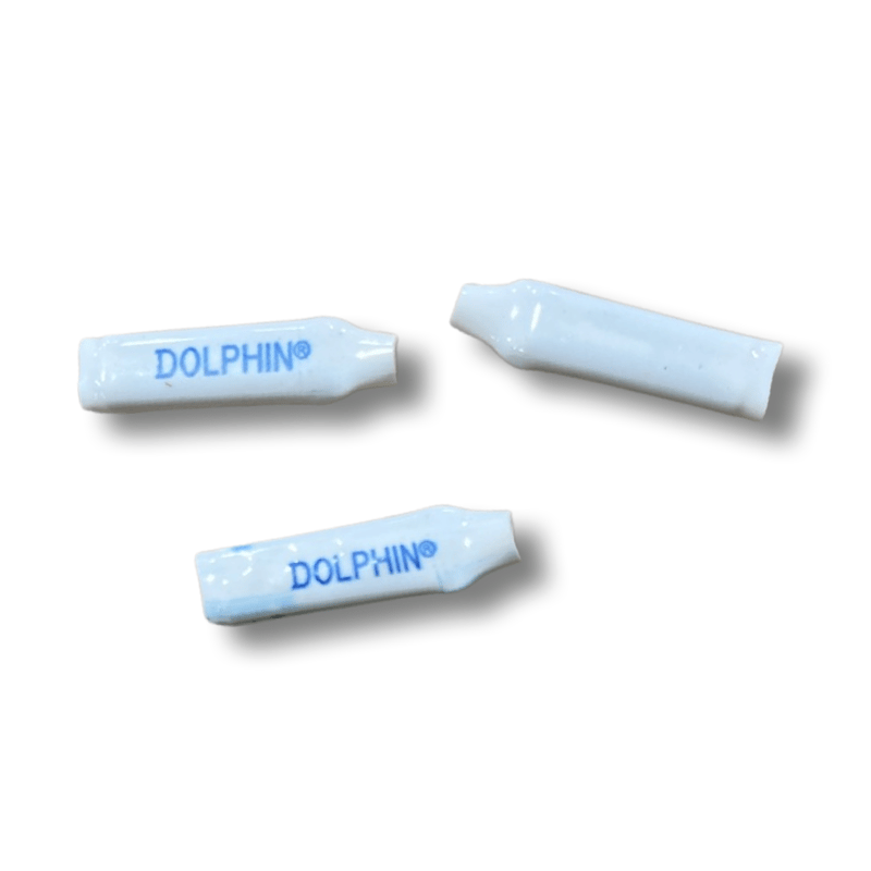 MWC Dolphin DC-100-P 16/24 Gauge Wire Crimps White 100/Pk Unfilled #B ...