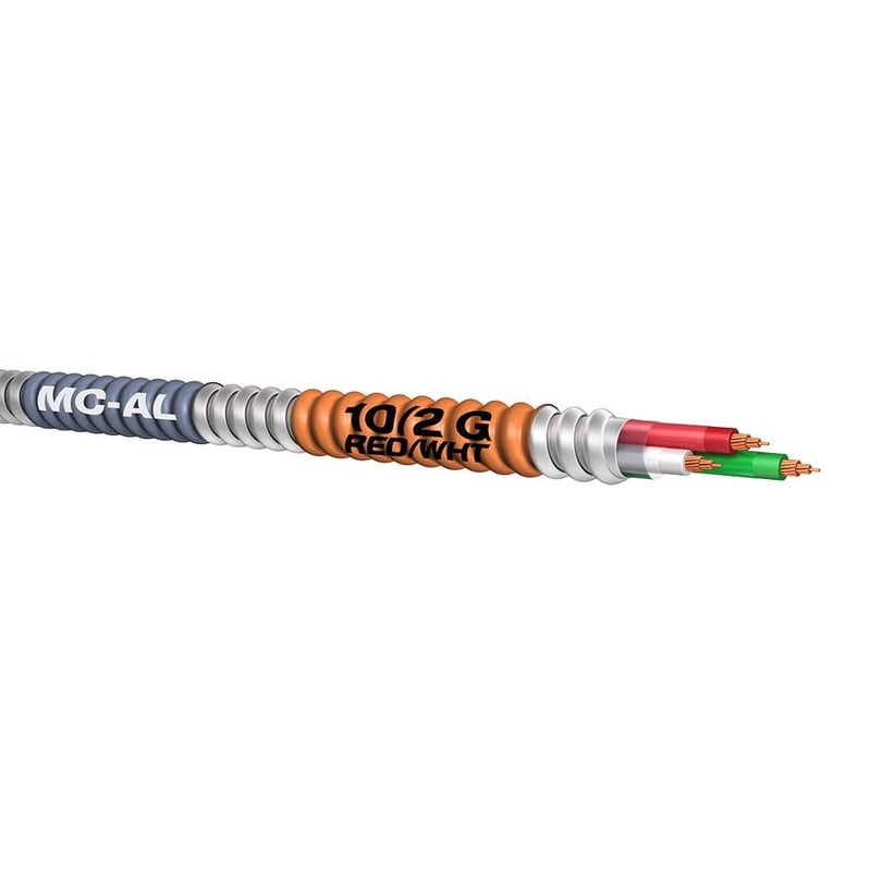 12/2 MC Cable 120V 250 FT Coil PVC Coated | Mars Electric