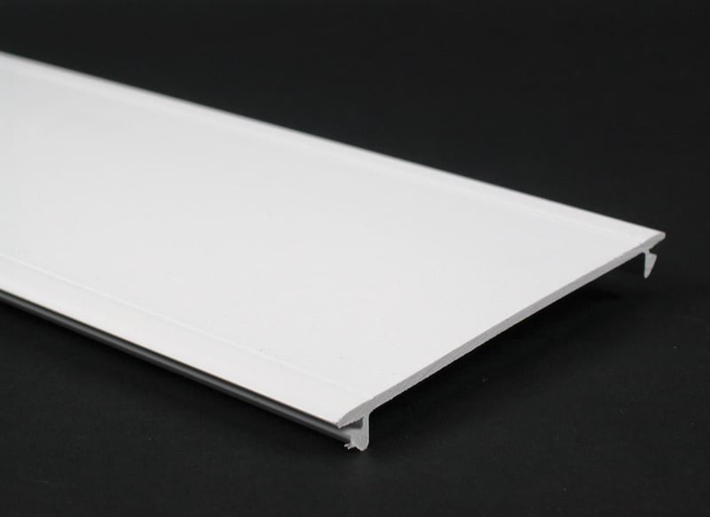 Wiremold 5400C Full Width Raceway Cover, Ivory, 5400 Series | Mars Electric